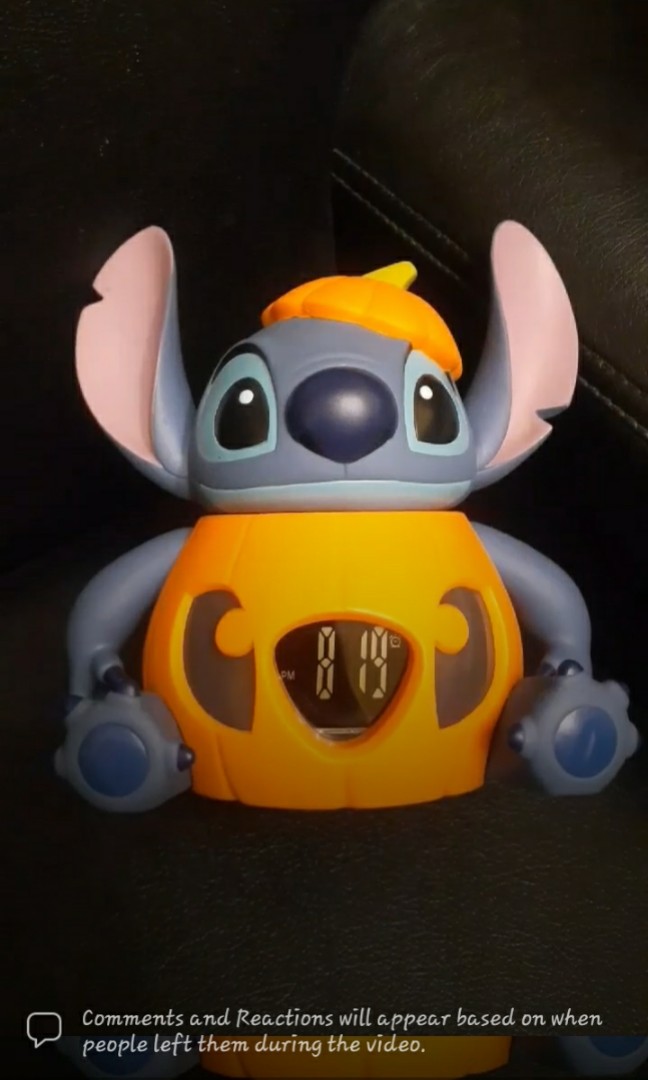 Disney Stitch full vinyl figure Alarm clock, Hobbies & Toys, Toys ...