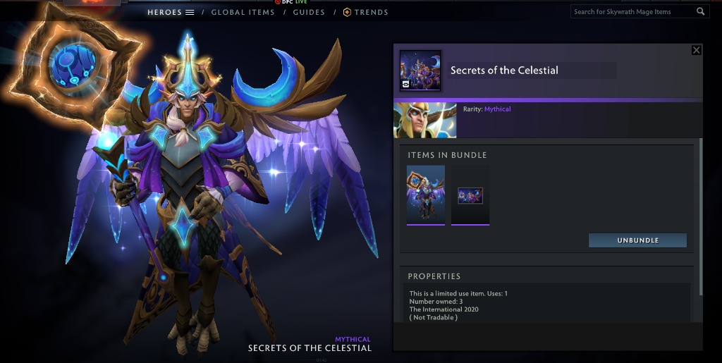 Dota 2 Collector Cache 2020, Video Gaming, Gaming Accessories, Game ...