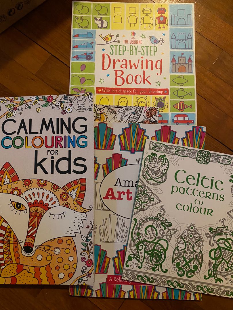 Drawing and colouring books for kids, Hobbies & Toys, Books & Magazines ...