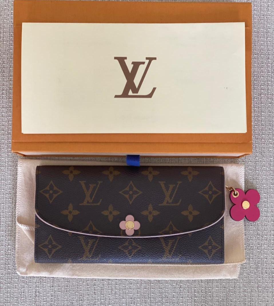 Emilie Flower Mono Wallet 2019, Barang Mewah, Tas & Dompet di Carousell