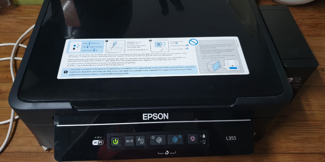 Epson printer L355 WiFi, Computers & Tech, Printers, Scanners & Copiers ...