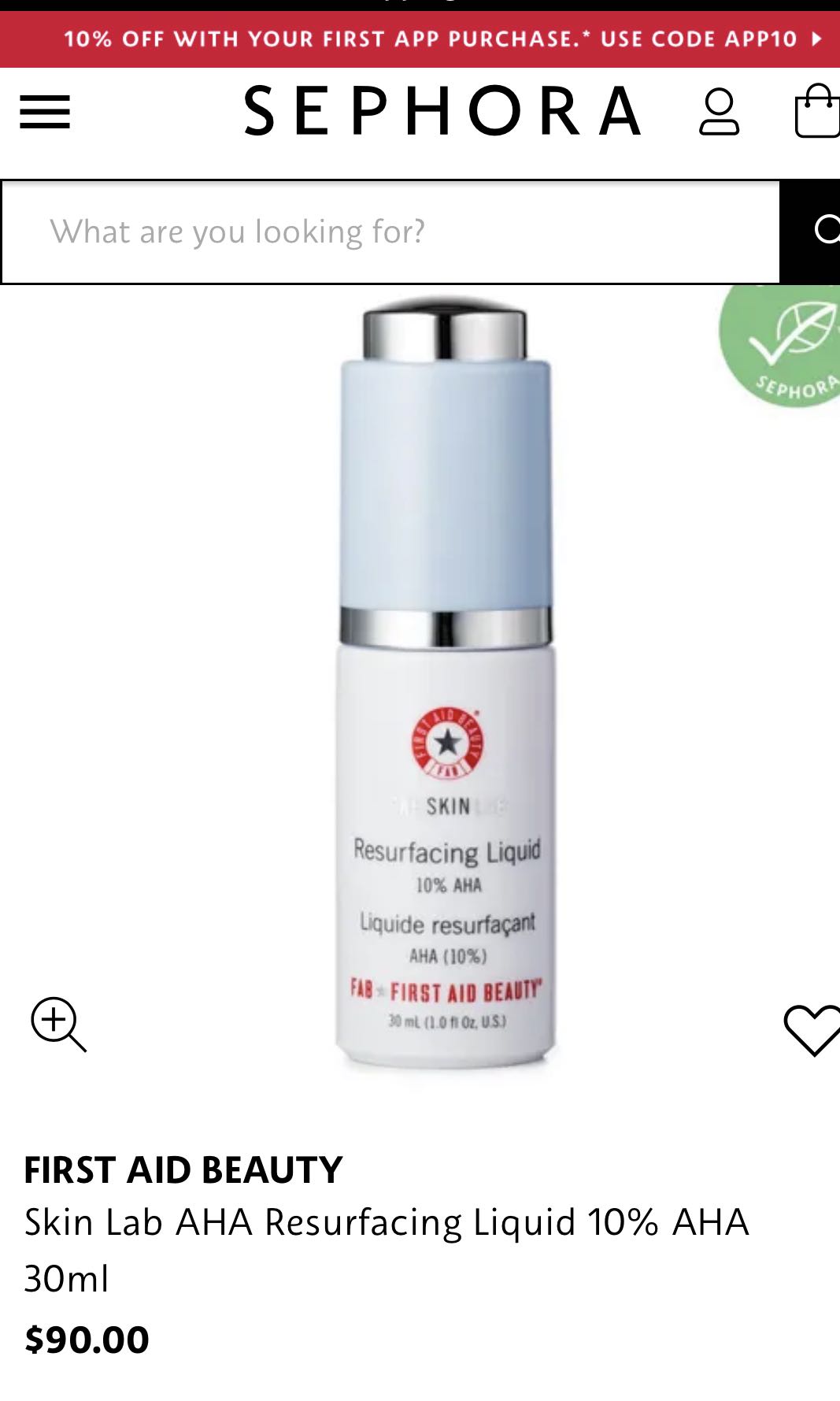 First Aid Beauty AHA resurfacing liquid, Beauty & Personal Care, Face ...
