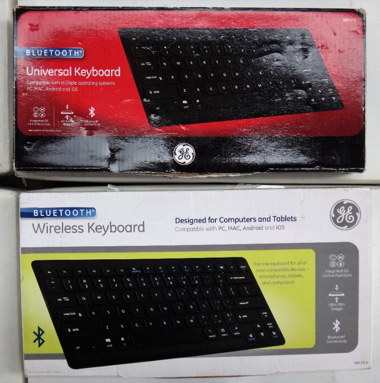 GE Wireless Keyboards for iPad Tablets Computers NewUSA, Computers ...