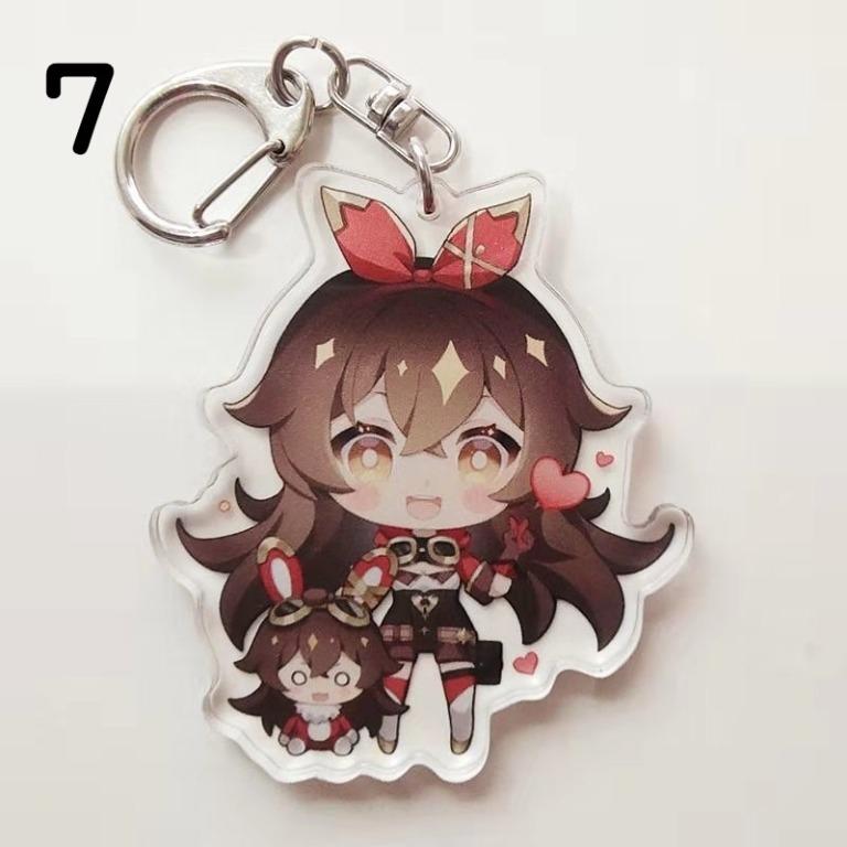 Genshin Impact Acrylic Keychain Keyring 6cm game genshin impact merch ...