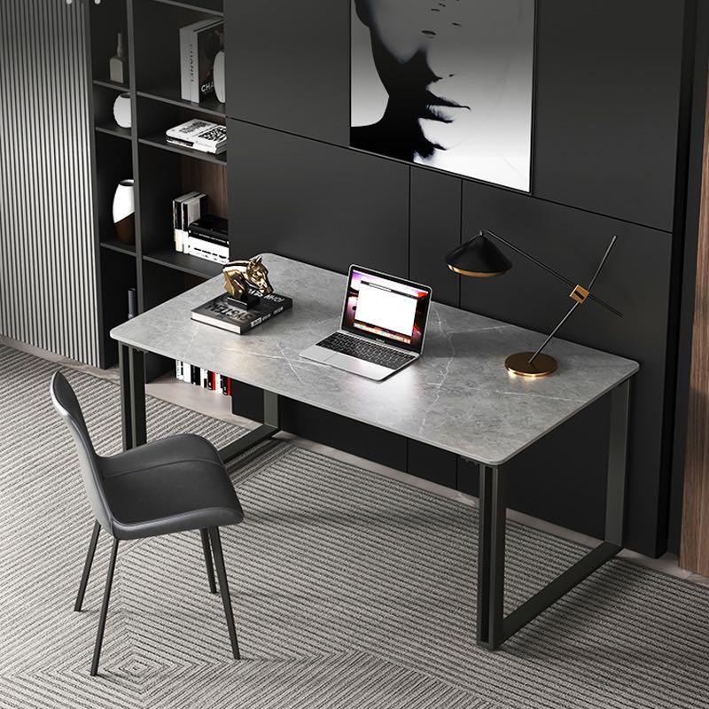 Grey and Black Study Table, Furniture & Home Living, Furniture, Tables ...