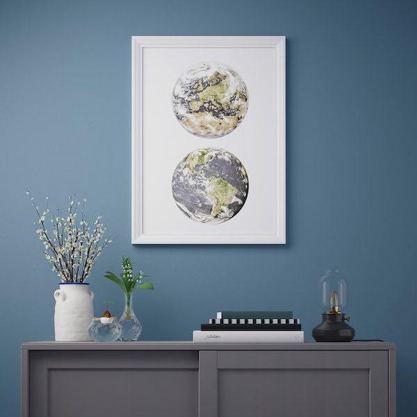 IKEA Earth Painting - Framed, 50 x 70cm, Furniture & Home Living, Home ...