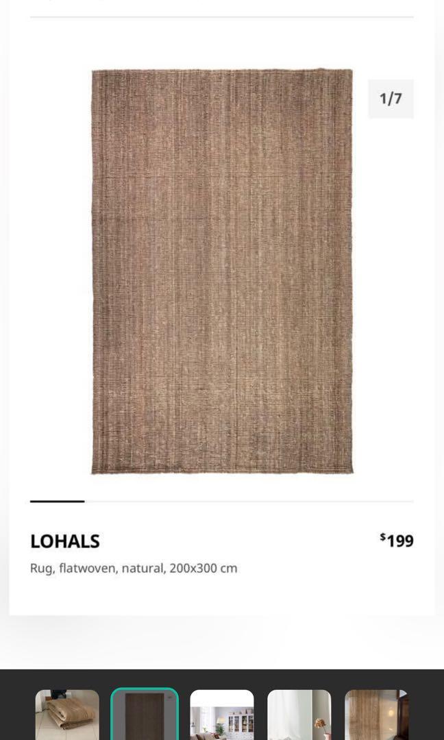 Ikea Rattan Big Carpet, Furniture, Home Decor, Others on Carousell