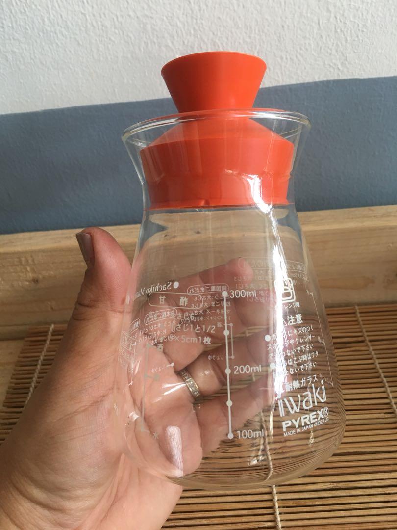 Iwaki Pyrex beaker/measuring glass, Furniture & Home Living ...