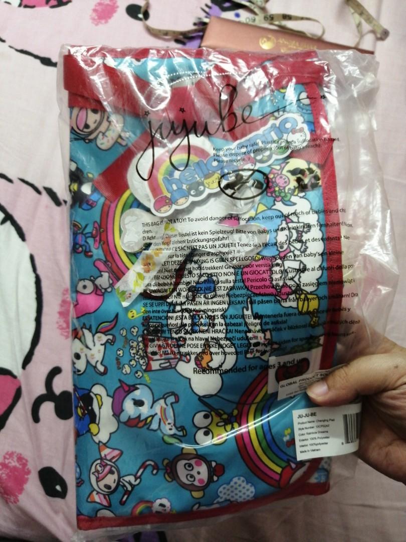 Jujube hello kitty diaper change pad, Babies & Kids, Bathing & Changing ...