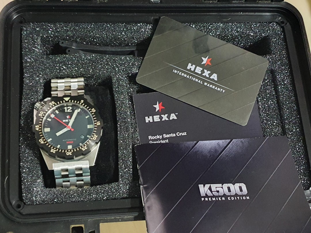 K500 500m diver watch, Mobile Phones & Gadgets, Wearables & Smart ...