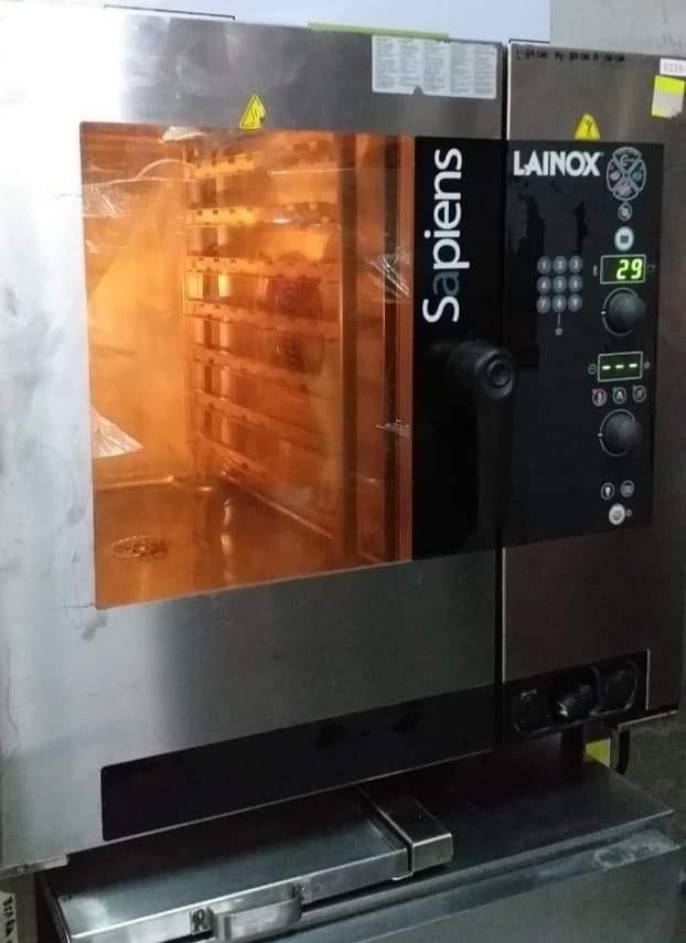 Lainox Sapiens gas type combination oven with toastmaster food warmer ...