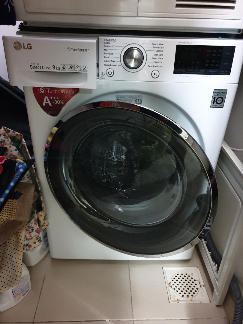 LG steam washing Machine, TV & Home Appliances, Washing Machines and ...