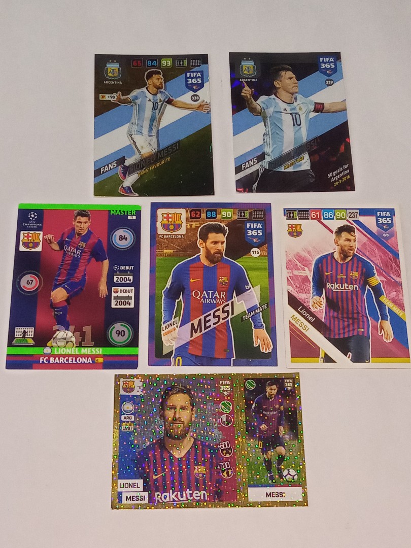 Limited edition Lionel Messi Soccer cards (6 cards set), Hobbies & Toys ...