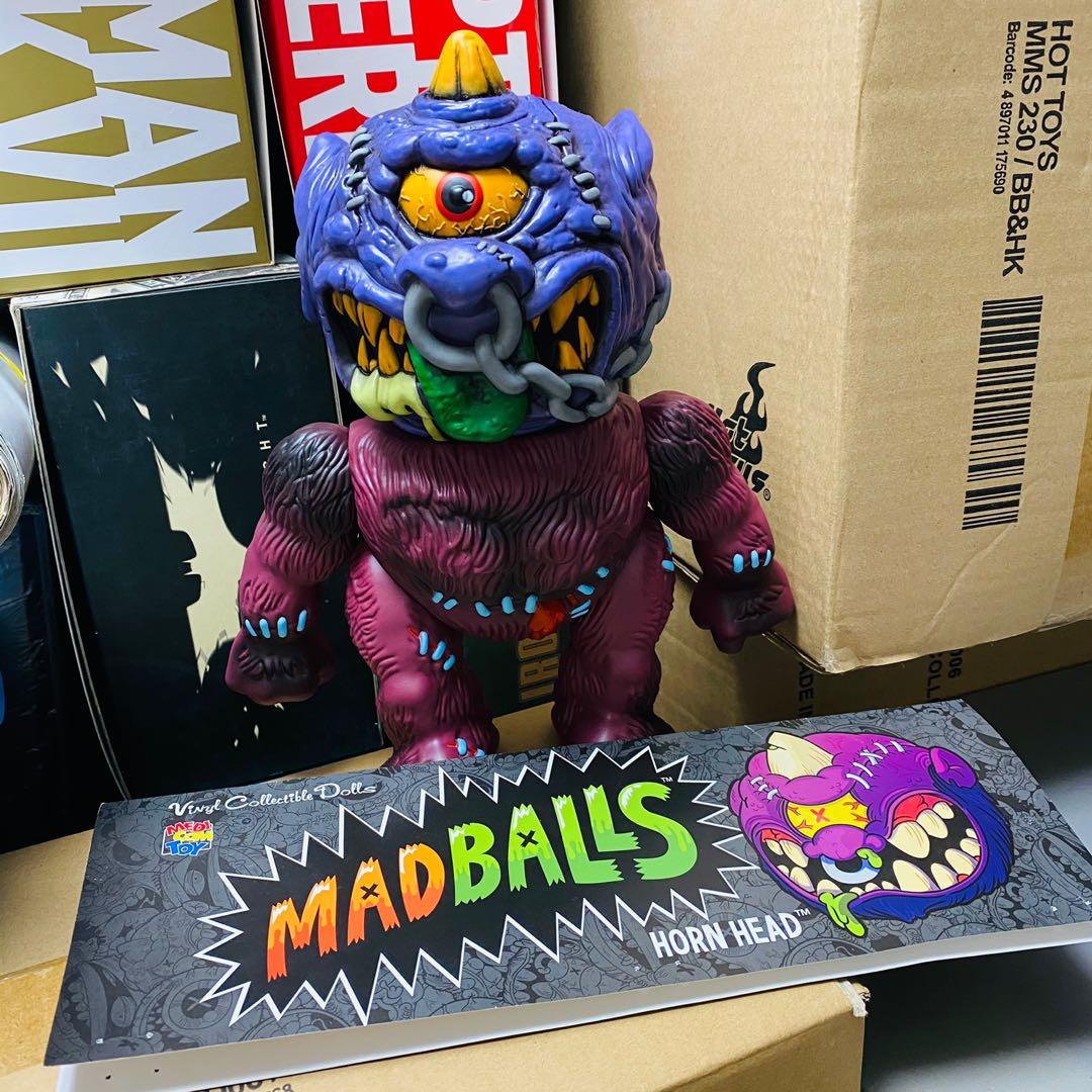 Medicom Toys Vinyl Collectible Dolls Madballs Horn Head VCD, 興趣及遊戲, 玩具 ...