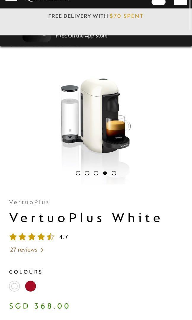 Nespresso Vertuo plus coffee machine (BN), TV & Home Appliances ...