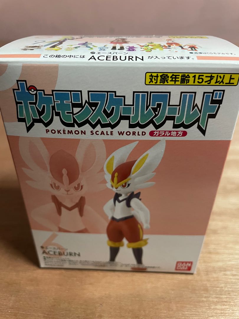 Pokemon scale world aceburn figure, Hobbies & Toys, Toys & Games on ...