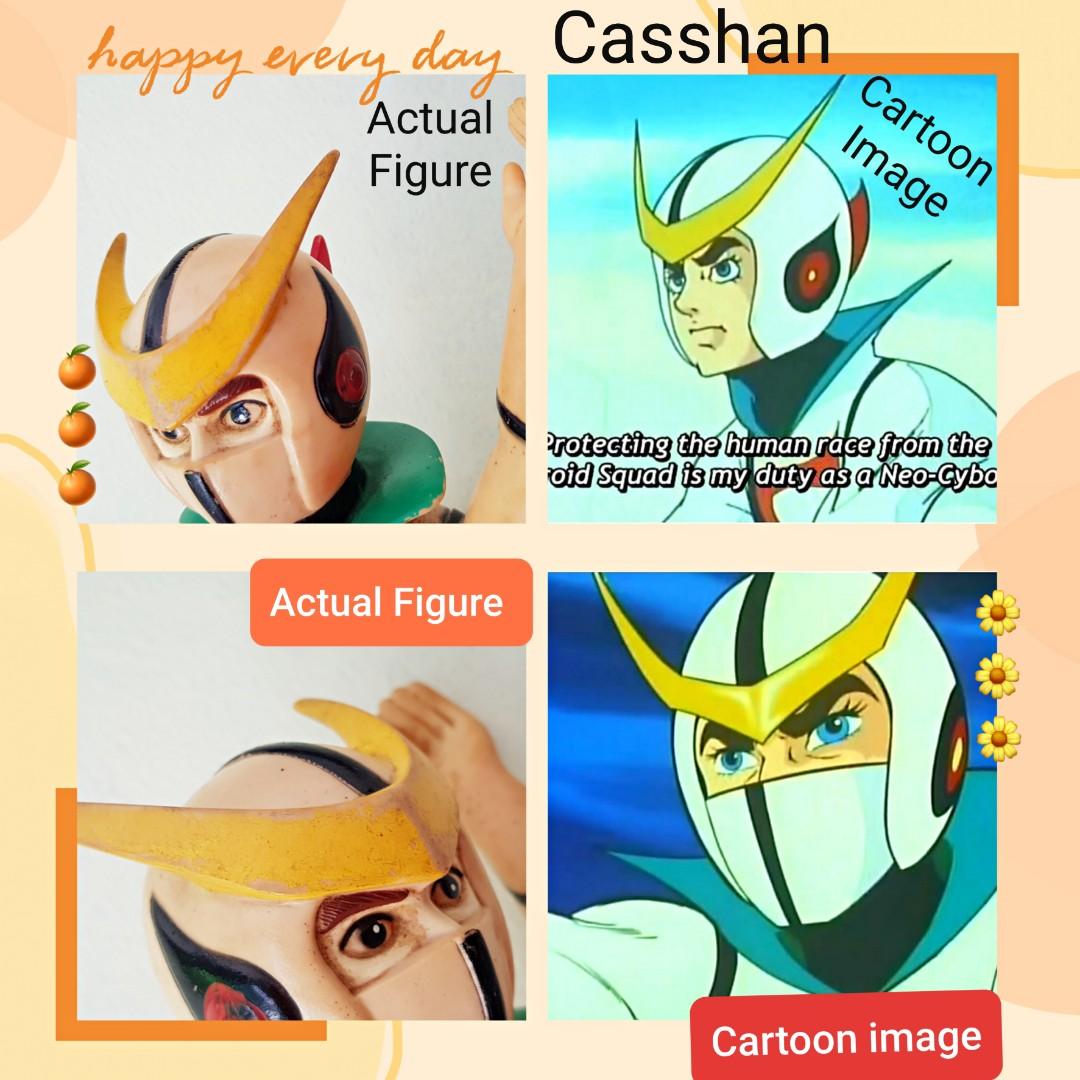 Rare 1970s CASSHAN or Casshern Plastic Toy Figure. Nice and look just ...