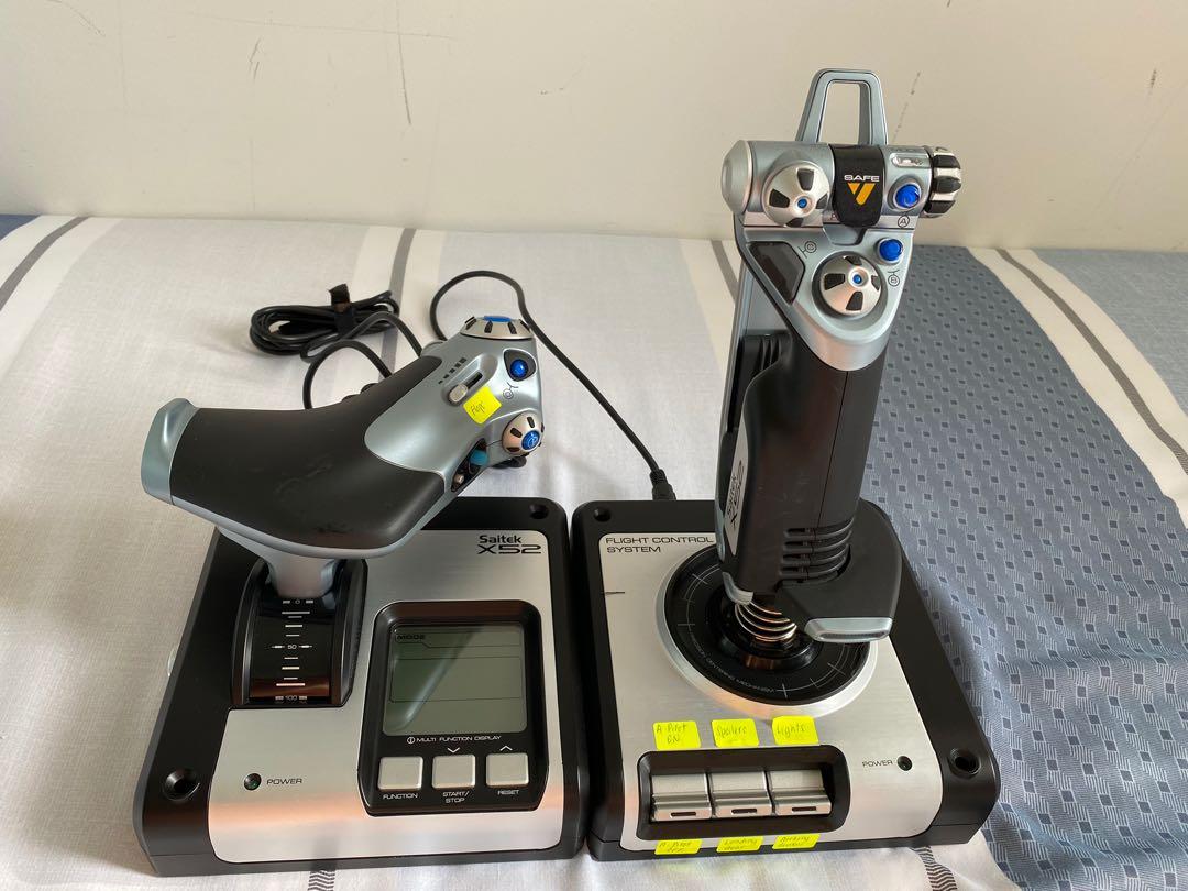 Saitek X52 / Logitech X52 HOTAS, Video Gaming, Gaming Accessories ...