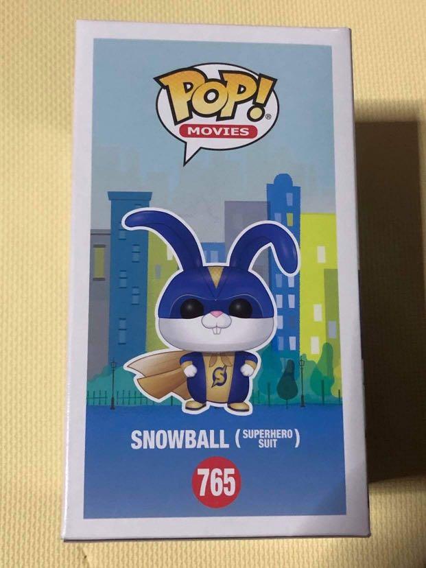 Secret Life of Pets 2 Funko Pop - Snowball (Superhero Suit) #765 ...