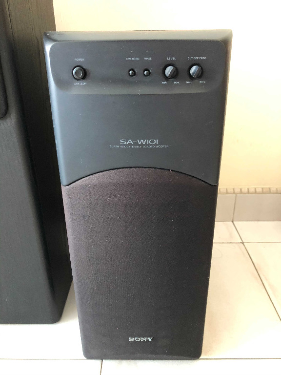 Sony Active Subwoofer SA-W101, Audio, Soundbars, Speakers & Amplifiers ...