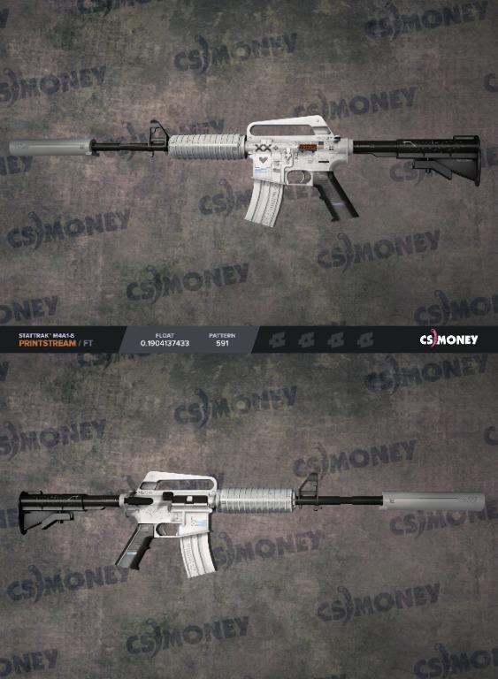 StatTrak™ M4A1-S | Printstream Field-Tested CSGO Skins, Video Gaming ...