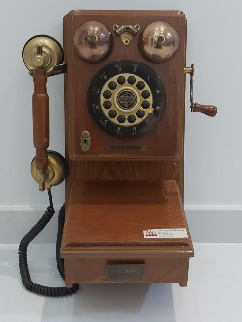 Thomas Edison Wall Mounted telephone limited Ed, Furniture & Home ...