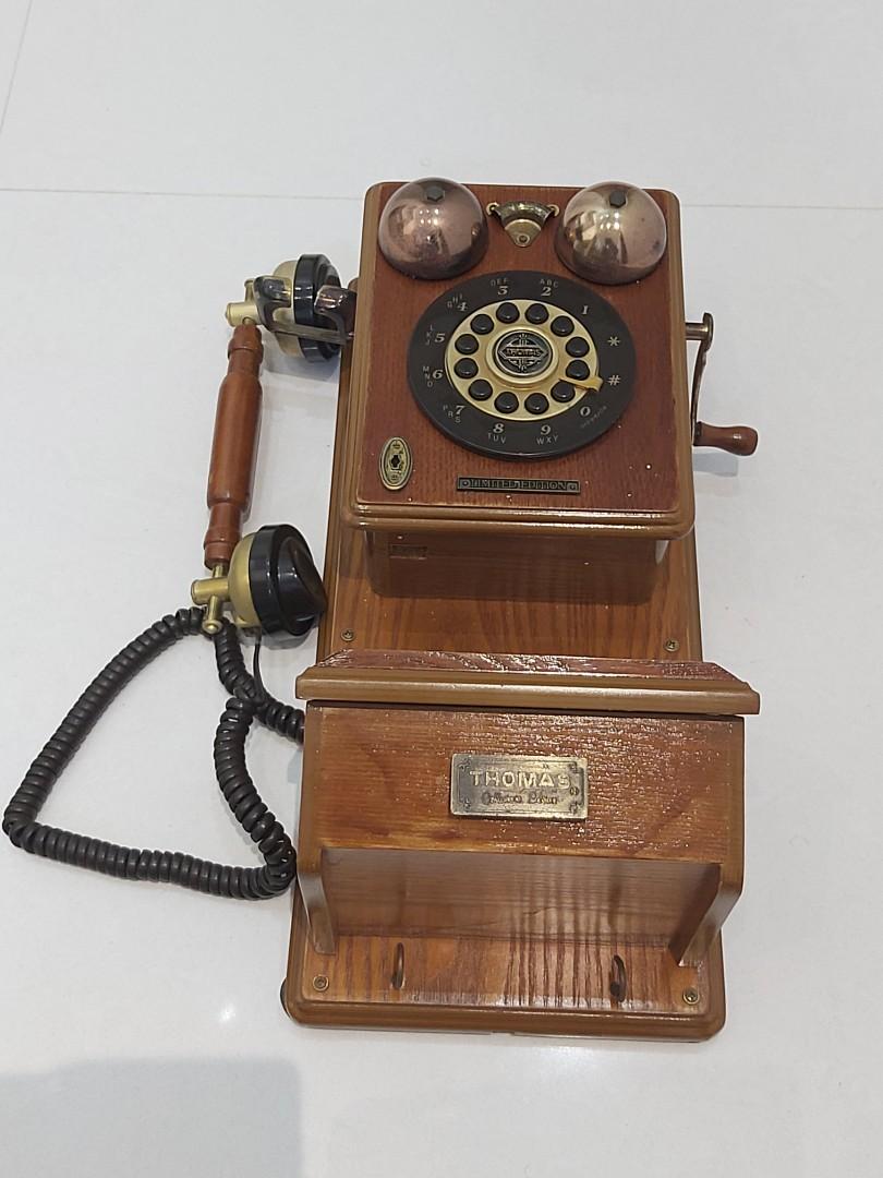 Thomas Edison Wall Mounted telephone limited Ed, Furniture & Home ...