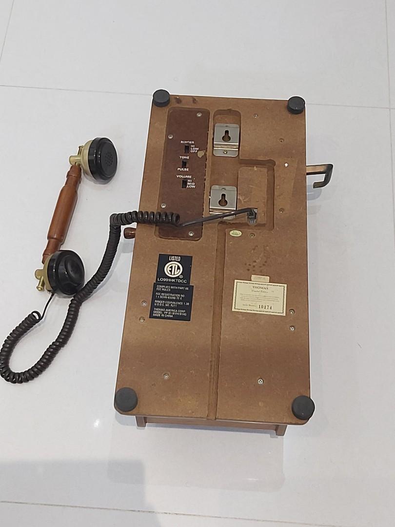 Thomas Edison Wall Mounted telephone limited Ed, Furniture & Home ...