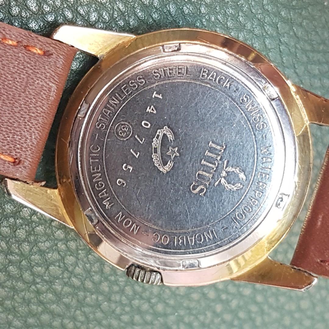 Titus de Luxe Vintage watch, Women's Fashion, Watches & Accessories ...