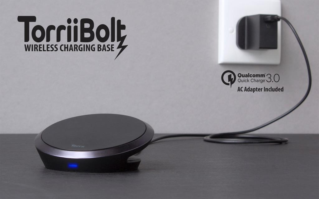 全新現貨TorriiBolt Wireless Charging 無線充電Base ( 產品附有一個高通Quick Charge 3.0 插頭 ...