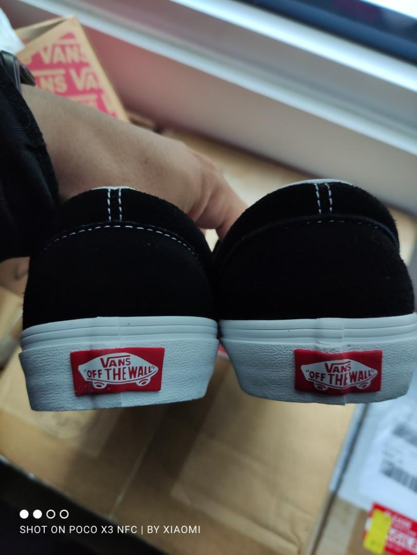 Vans Era Toe Cap Suede Black, Men's Fashion, Footwear, Sneakers on ...