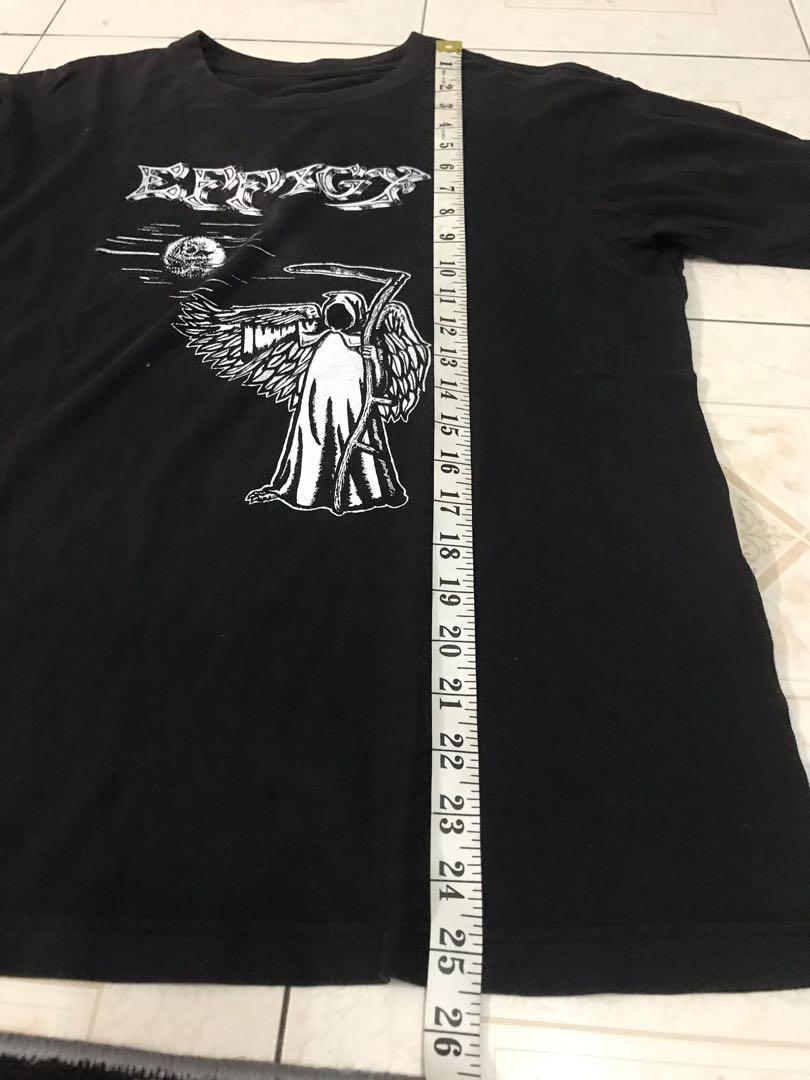 Vintage Effigy crust/trash metal band tshirt, Men's Fashion, Tops ...