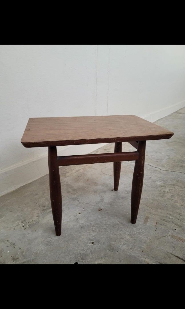 Vintage formica pencil leg table, Furniture & Home Living, Kitchenware ...