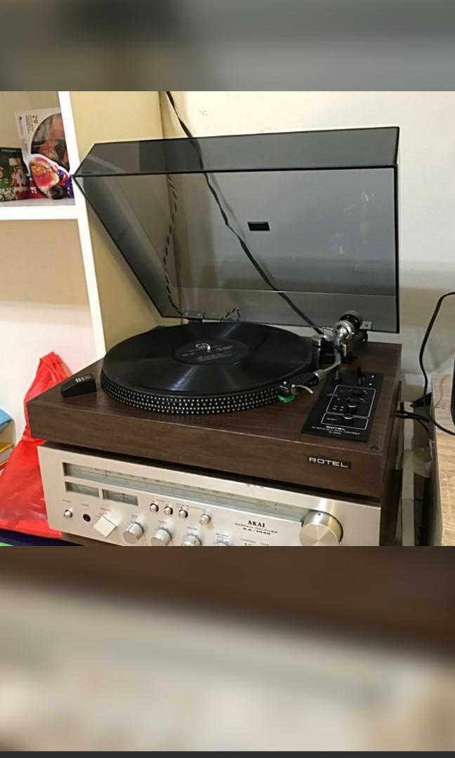Vintage rotel rp 2500 turntable vinyl record player, Audio, Soundbars ...