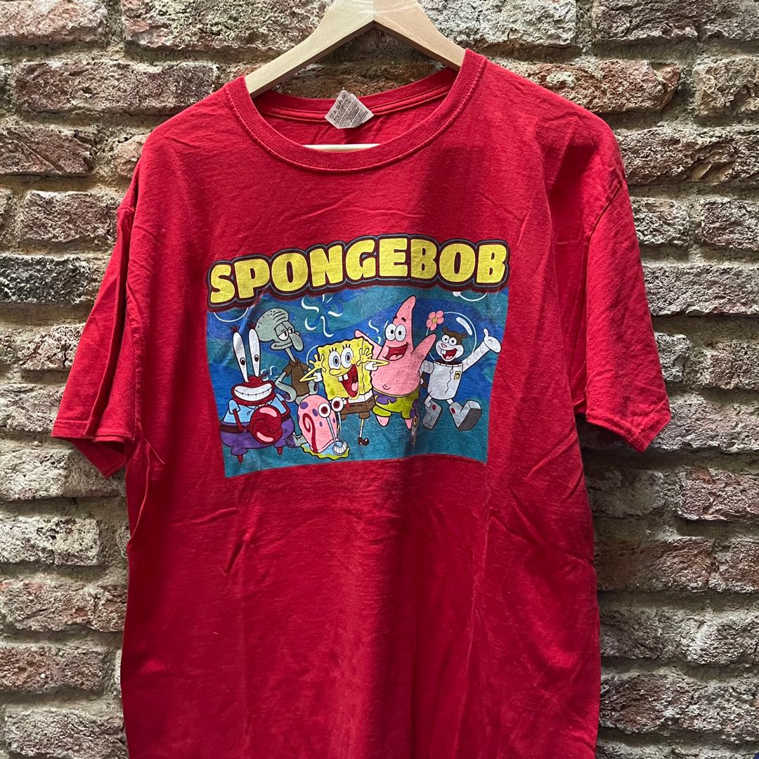 Vintage Spongebob Tee, Men's Fashion, Tops & Sets, Tshirts & Polo ...
