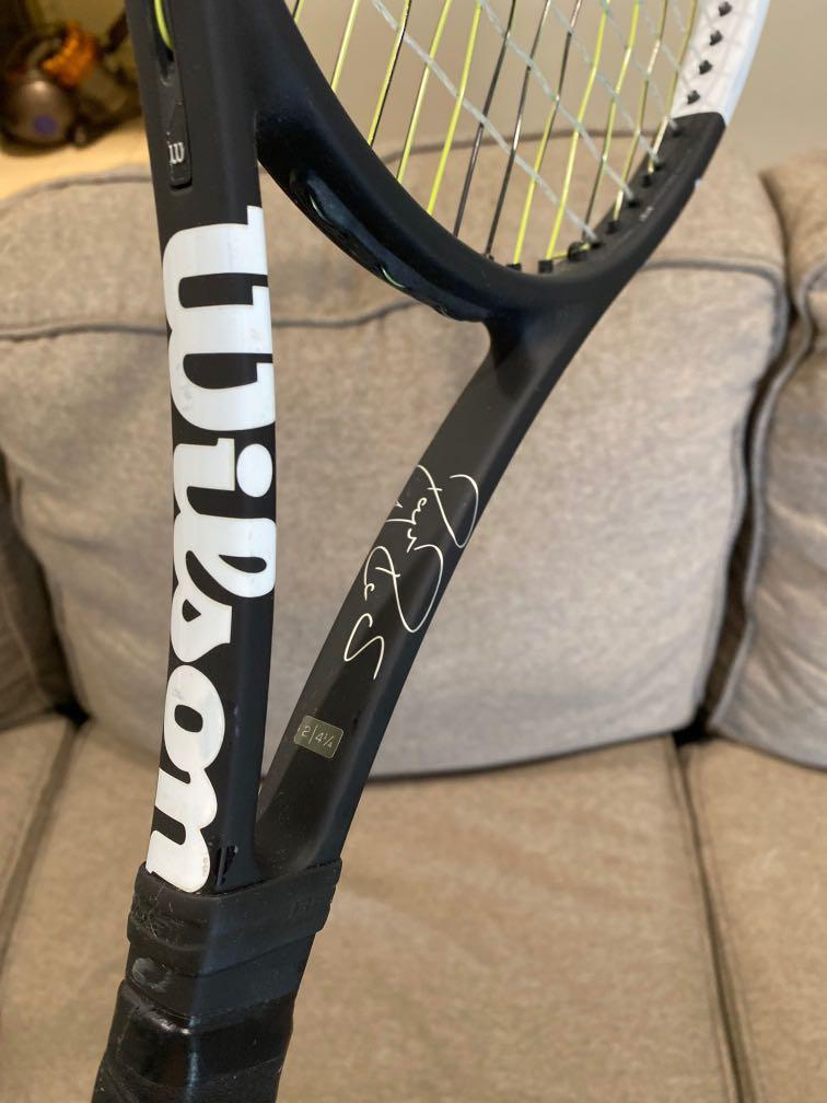 Wilson Pro Staff RF autograph, Sports Equipment, Sports & Games, Racket ...
