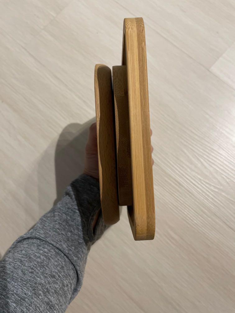 Wooden display plates trays muji look, Furniture & Home Living, Home ...