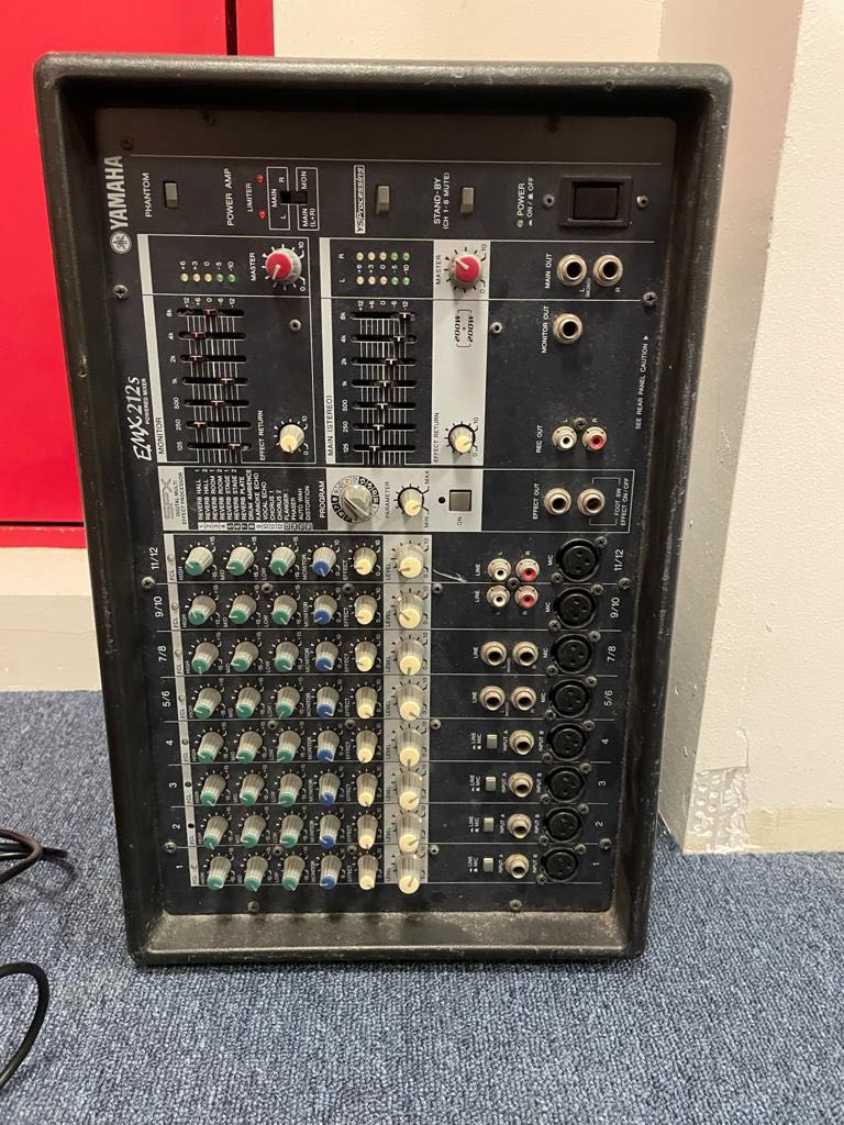 Yamaha EMX212s powered mixer, Audio, Other Audio Equipment on Carousell