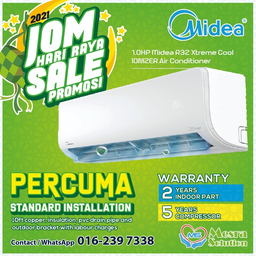 Air Cond Promotion Penyaman udara Midea Daikin Acson, Services, Home ...