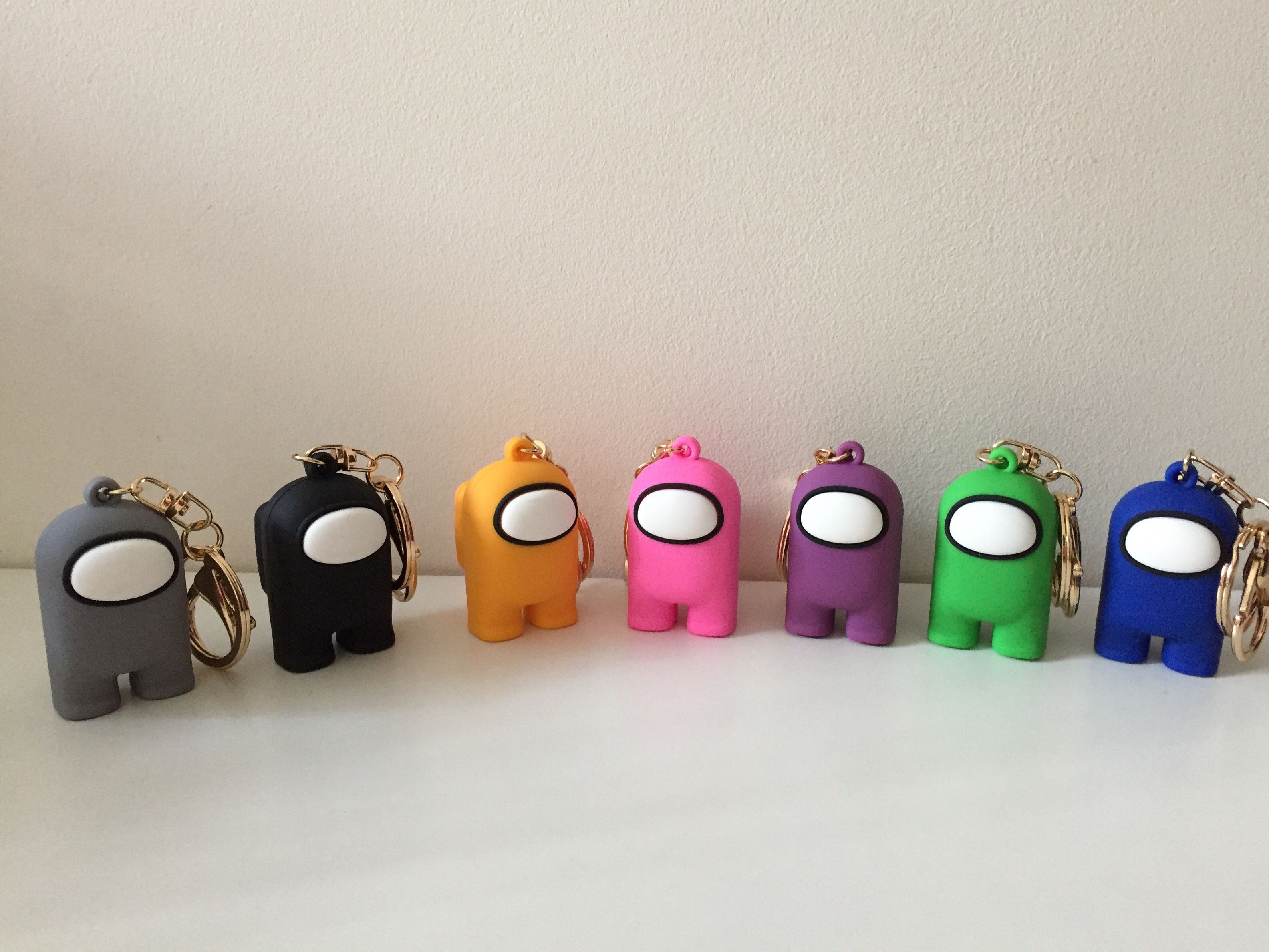 Among us keychain, Hobbies & Toys, Toys & Games on Carousell