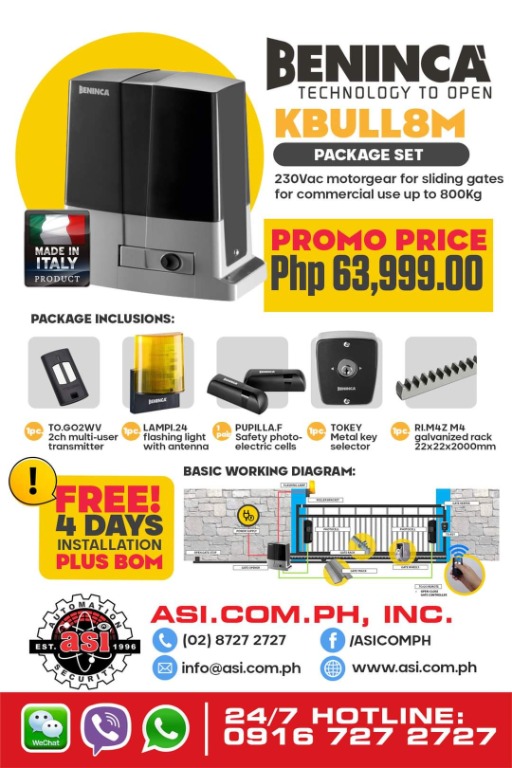 Beninca Automatic Gate, Furniture & Home Living, Security & Locks ...