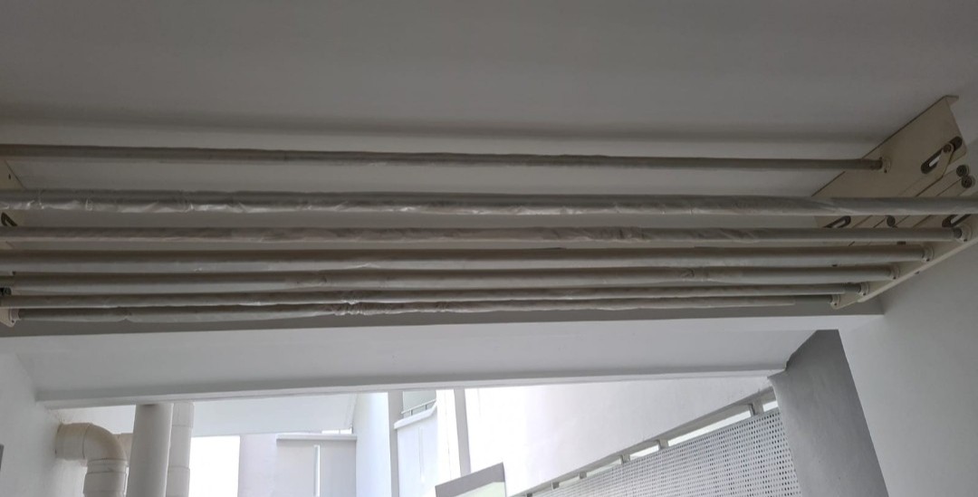 [Brand New] Laundry System HDB BTO Clothes Drying Rack, Furniture ...