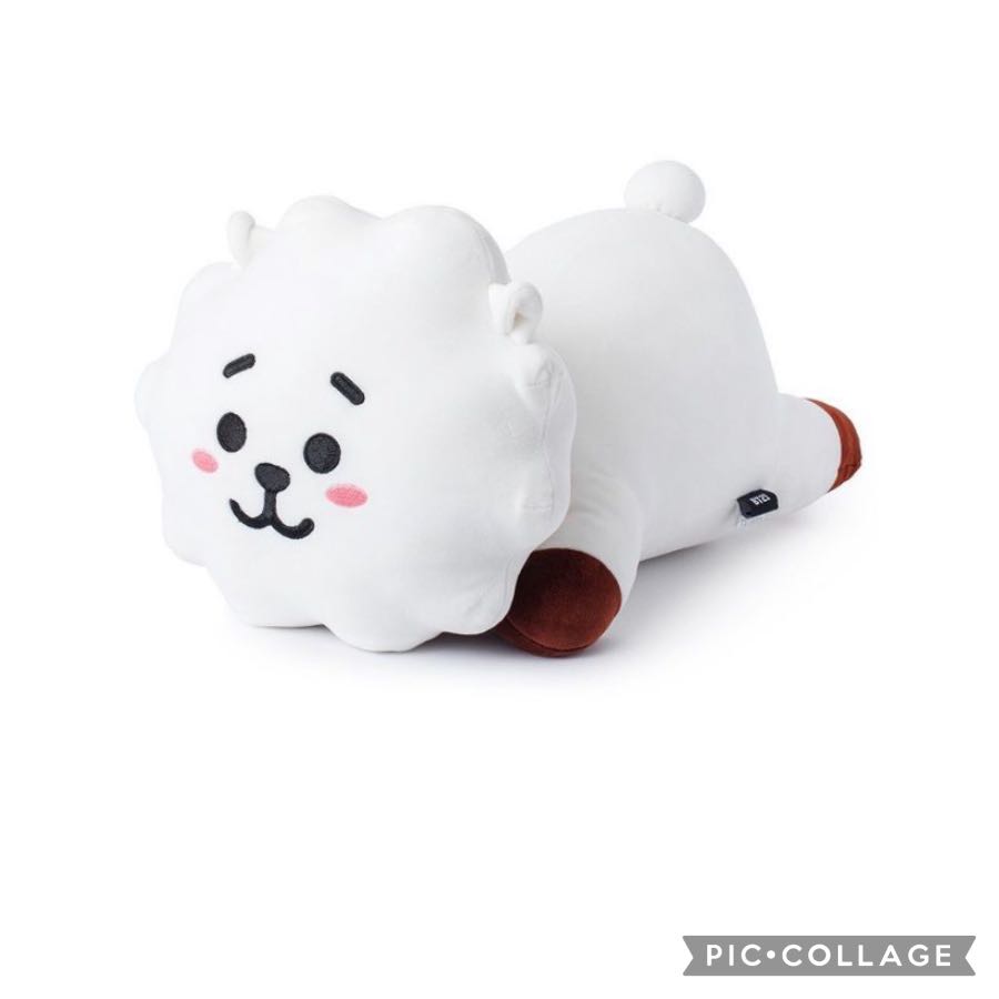 BTS (Jin) BT21- RJ, 50cm lying cushion official doll, Hobbies & Toys ...
