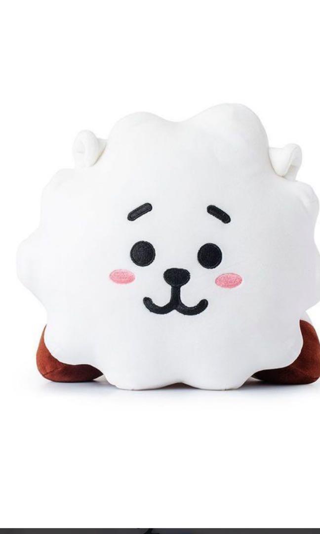 BTS (Jin) BT21- RJ, 50cm lying cushion official doll, Hobbies & Toys ...