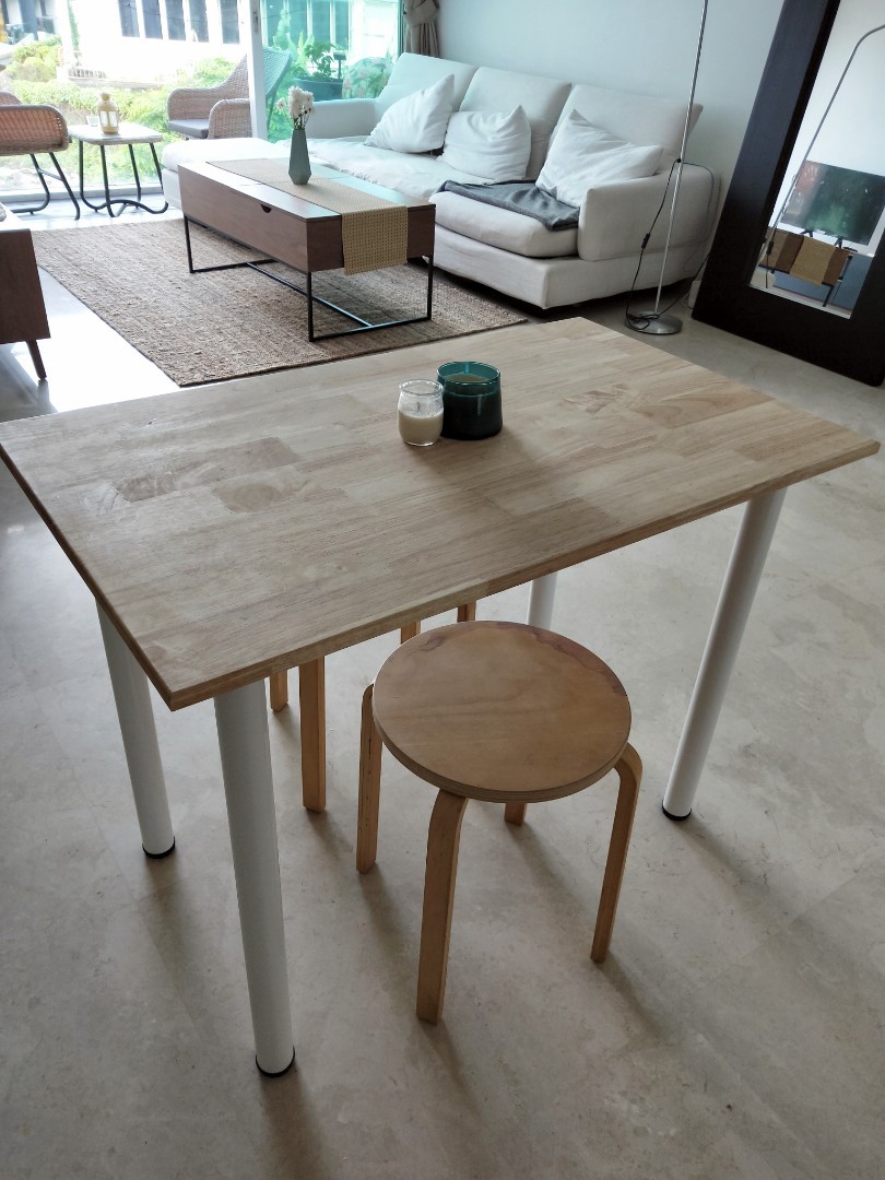 Dining table 100cm X 60cm, Furniture & Home Living, Furniture, Tables ...