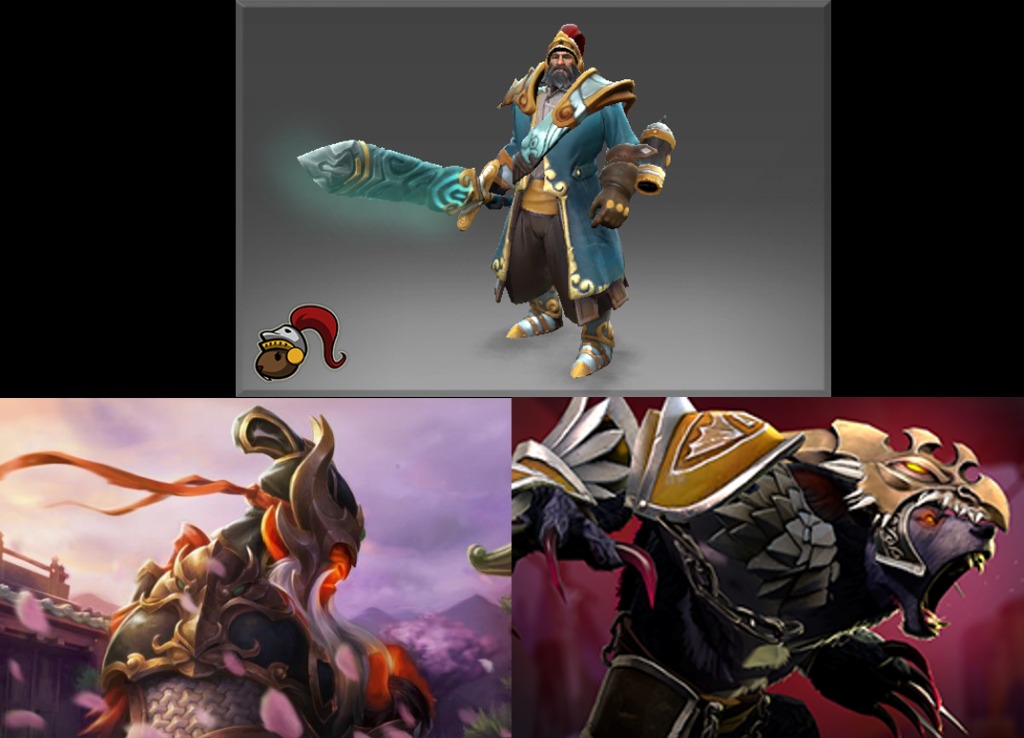 Dota 2 Mythical Sets: Kunkka / Ember Spirit / Ursa, Video Gaming ...