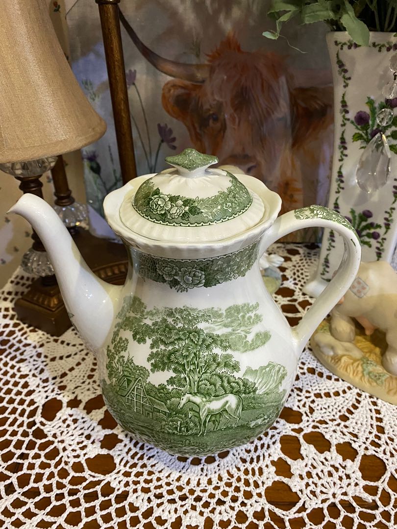 English Ironstone (Adams) Teapot, Furniture & Home Living, Kitchenware ...