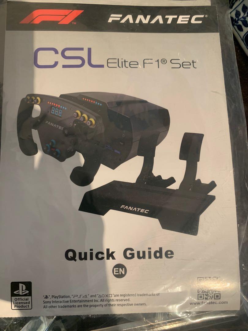 Fanatec CSL Elite F1, 電子遊戲, 遊戲機配件, 手掣 - Carousell