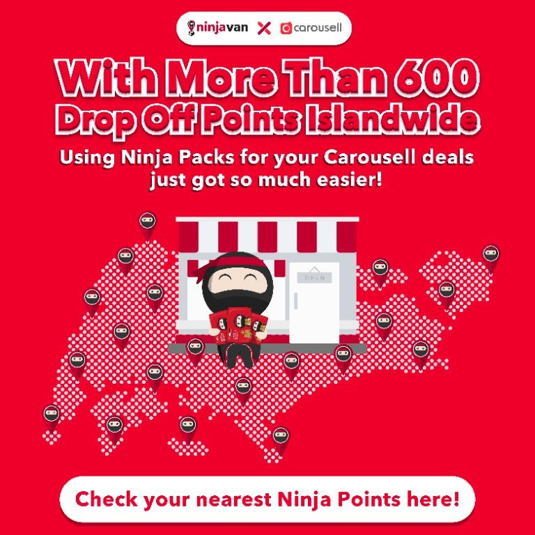 Find Ninja Pack Drop-off Points Here, Everything Else on Carousell