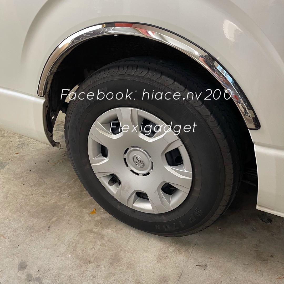 Hiace Fender Chrome / Toyota Hiace Wide Chrome Wheel Fender / Hiace ...
